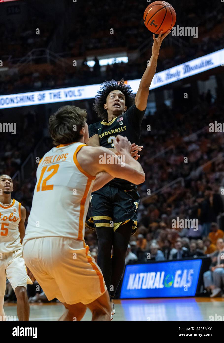 KNOXVILLE, TN - FEBRUARY 15: Vanderbilt Commodores guard Tyler Tanner ...