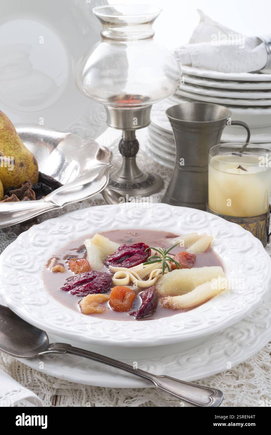 Czernina is a Polish soup Stock Photo - Alamy