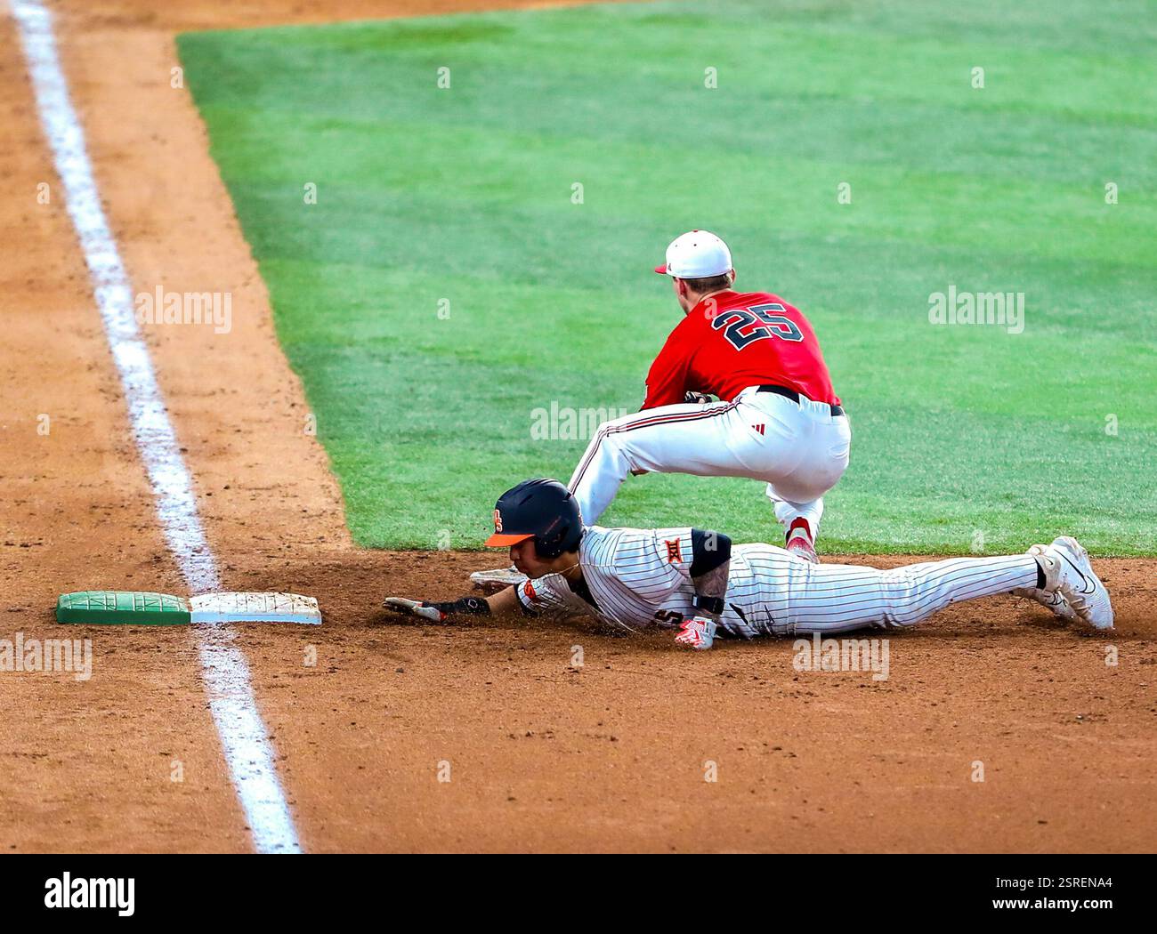 Arlington, Texas, USA. 15th Feb, 2025. Louisville first baseman MATT ...