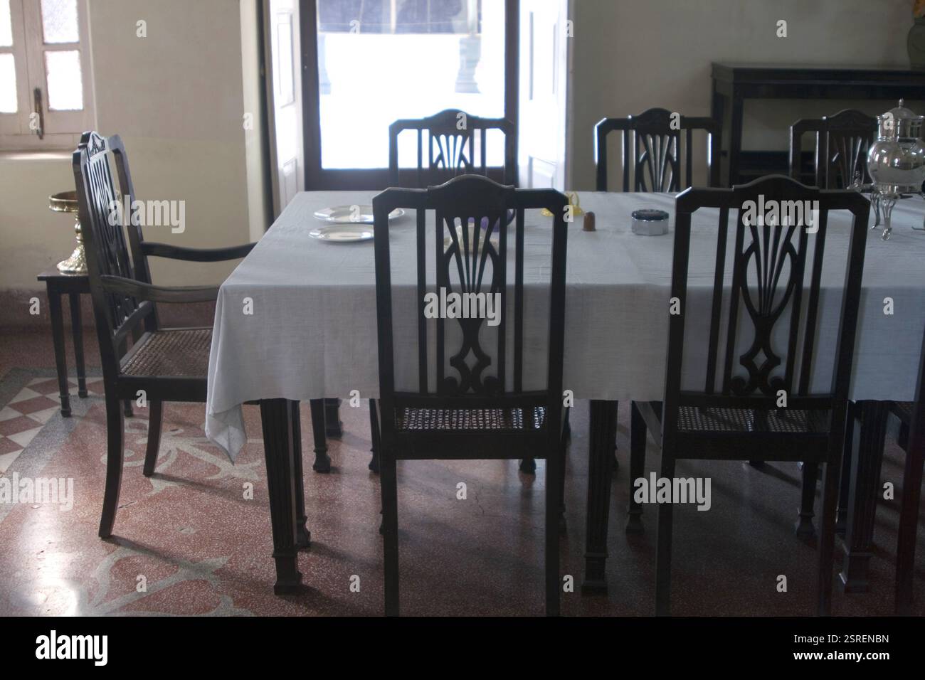 Antique furniture in anand bhawan home of jawaharlal nehru, Allahabad ...