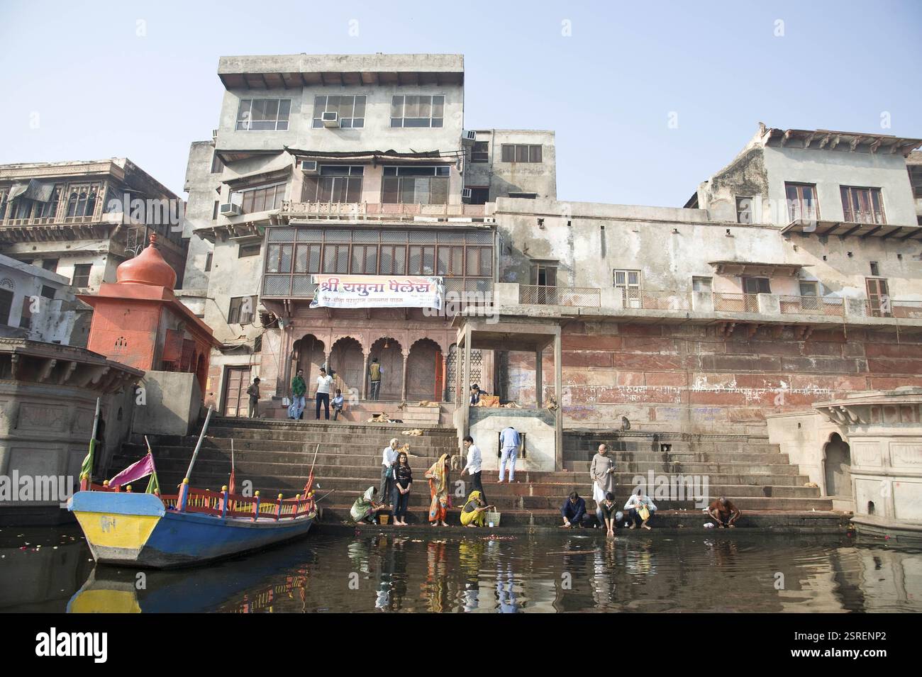 Vasudev ghat, mathura, uttar pradesh, india, asia Stock Photo - Alamy