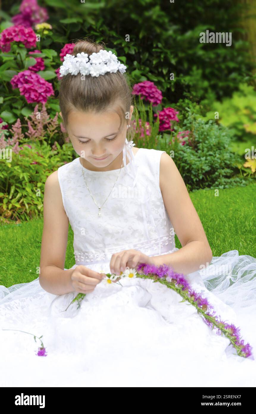 First Holy Communion Stock Photo - Alamy