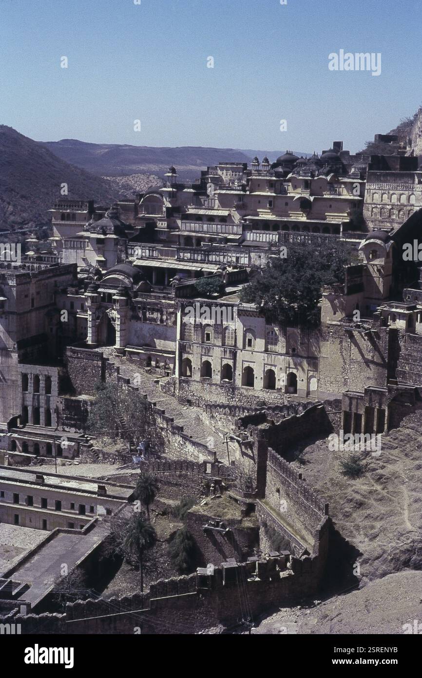 Elevated view of Taragarh Fort, Bundi, Rajasthan, India, Asia Stock ...
