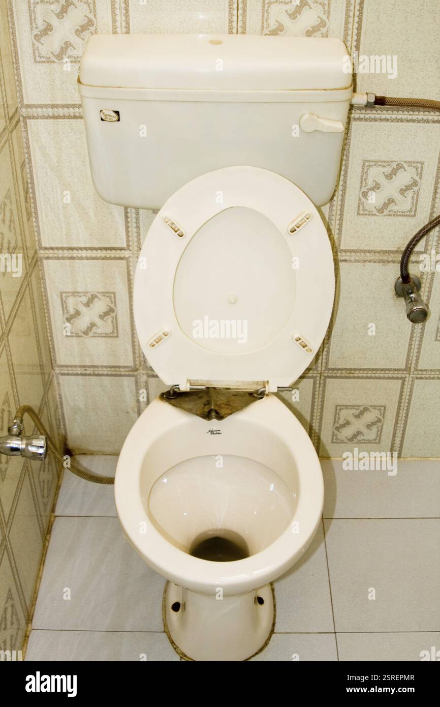 Commode in toilet lavatory, India, Asia Stock Photo - Alamy
