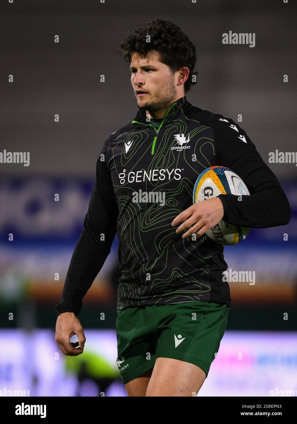 Galway, Ireland. 15th February, 2025. Connacht's Piers O’Conor during ...
