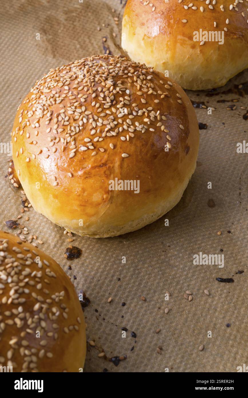 Hamburger bread roll Stock Photo - Alamy