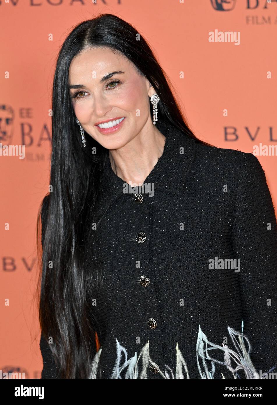 London, UK. 15th Feb, 2025. Demi Moore attends the 2025 EE BAFTA Film ...