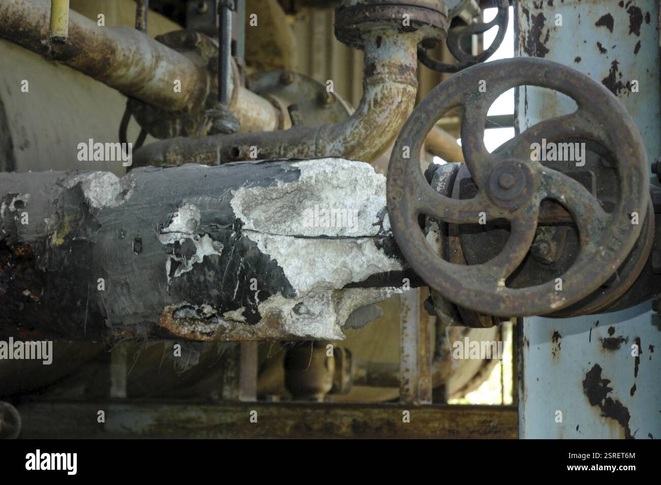 Rusted valves in chemicals factory, bhopal, madhya pradesh, India, Asia ...