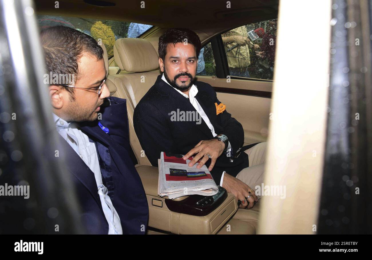Board of Control for Cricket in India President Anurag Thakur attending ...