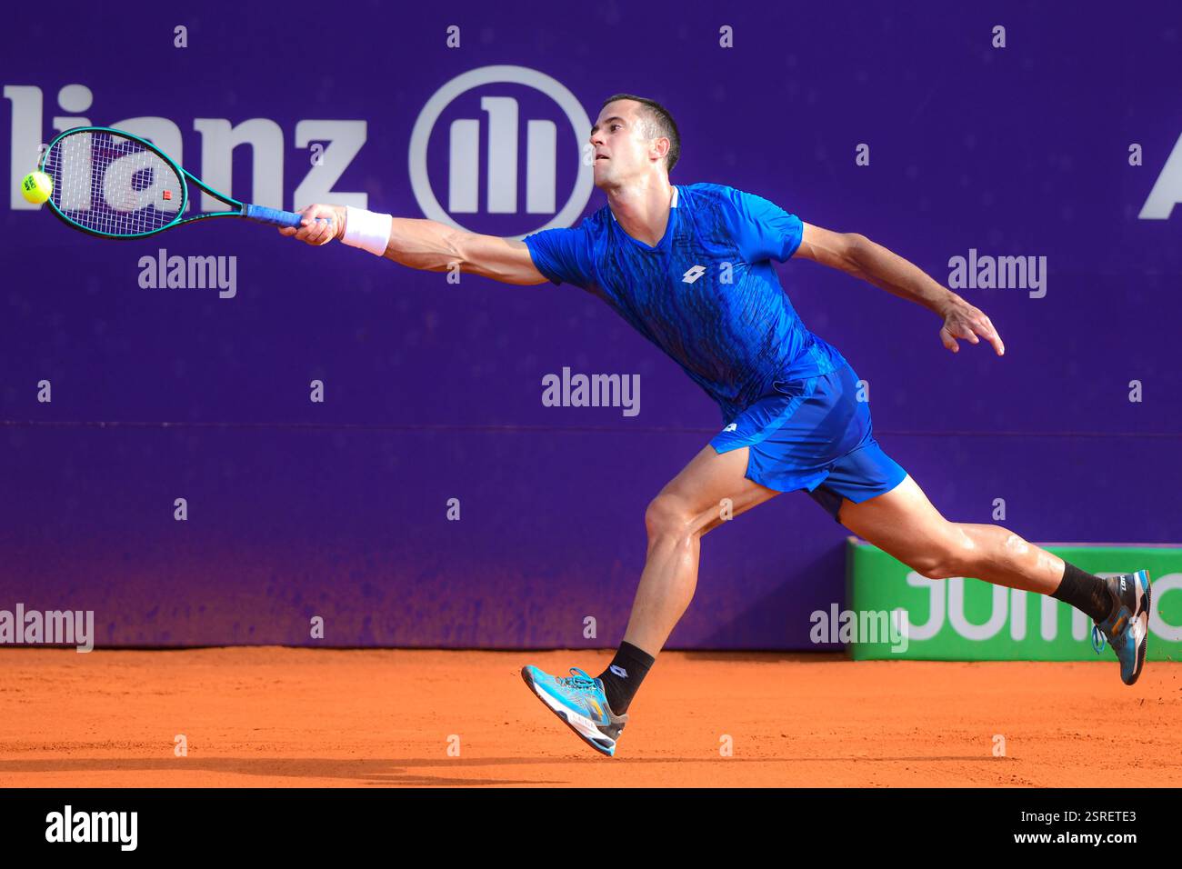 Buenos Aires (15h Feb 2025). Laslo Djere (Serbia) playing the ...