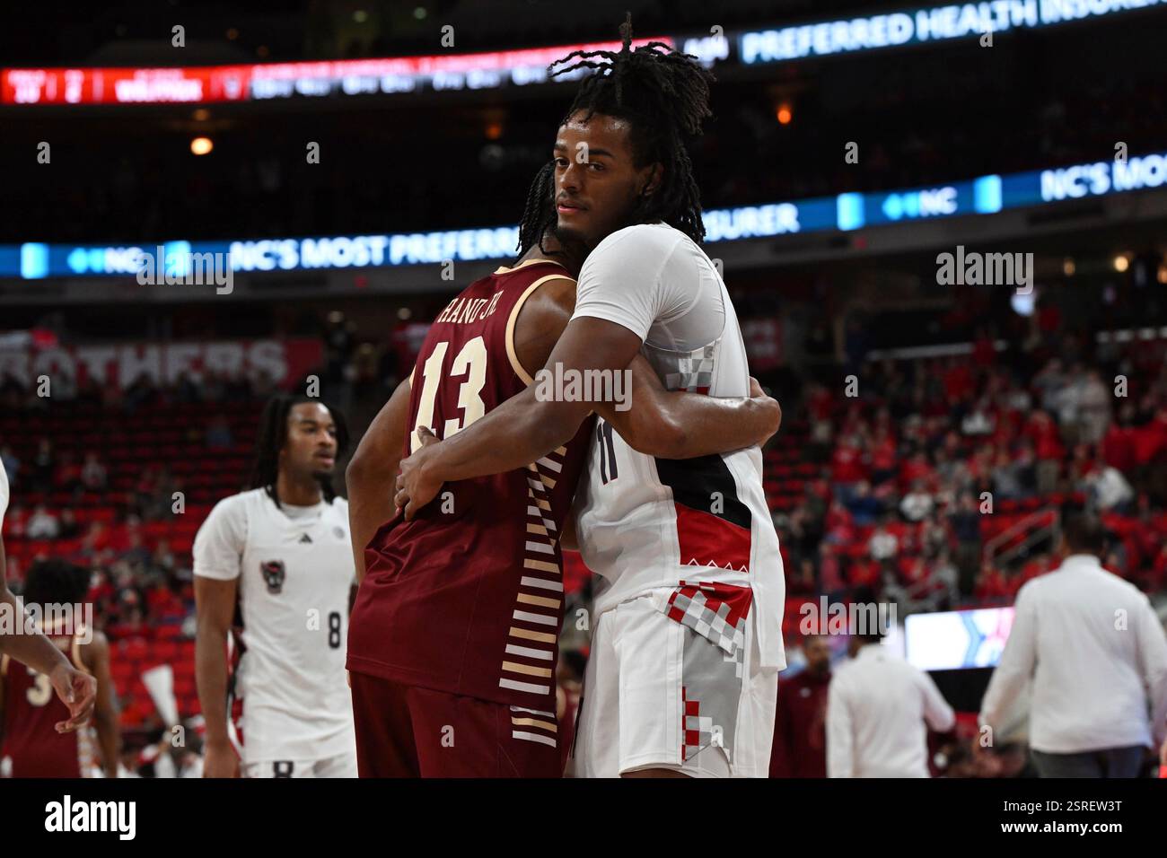 RALEIGH, NC - FEBRUARY 15: Boston College Eagles guard Donald Hand Jr ...
