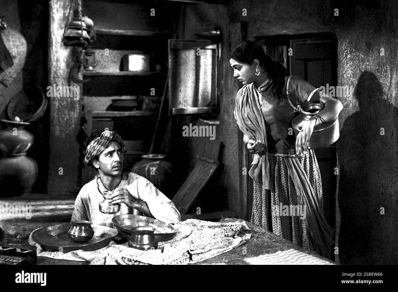 Indian Bollywood film actor actress Balraj Sahni and Nirupa Roy India ...