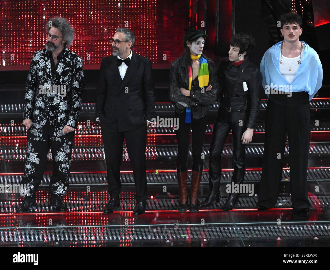 Sanremo, Italy. 16th Feb, 2025. Fifth Evening - Finale In the photo ...