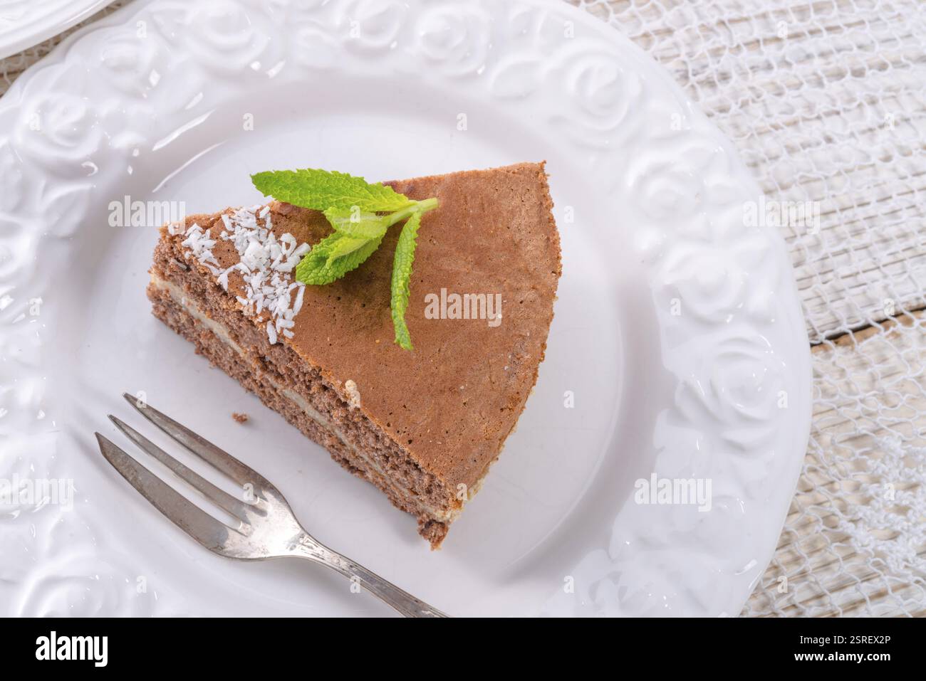 Chocolate cakes with nut filling Stock Photo - Alamy