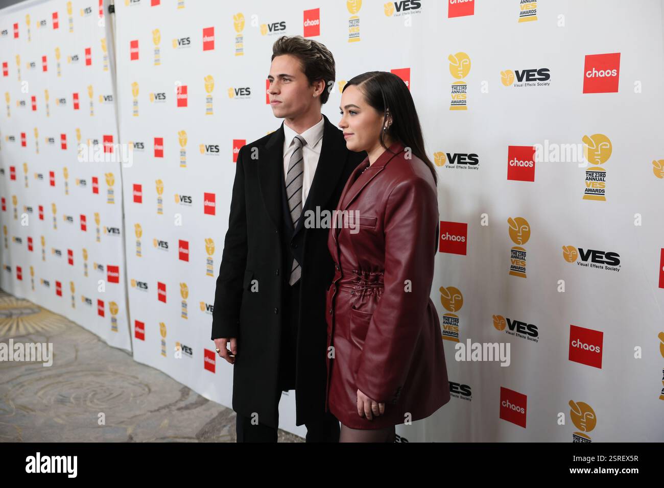 Beverly Hills, USA. 11th Feb, 2025. Cobra Kai Stars Tanner Buchanan and ...