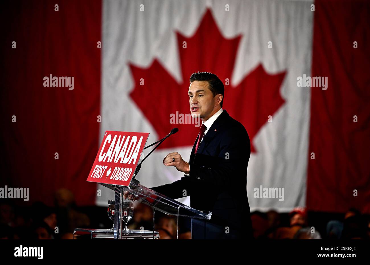 Ottawa, Can. 15th Feb, 2025. Conservative Leader Pierre Poilievre ...