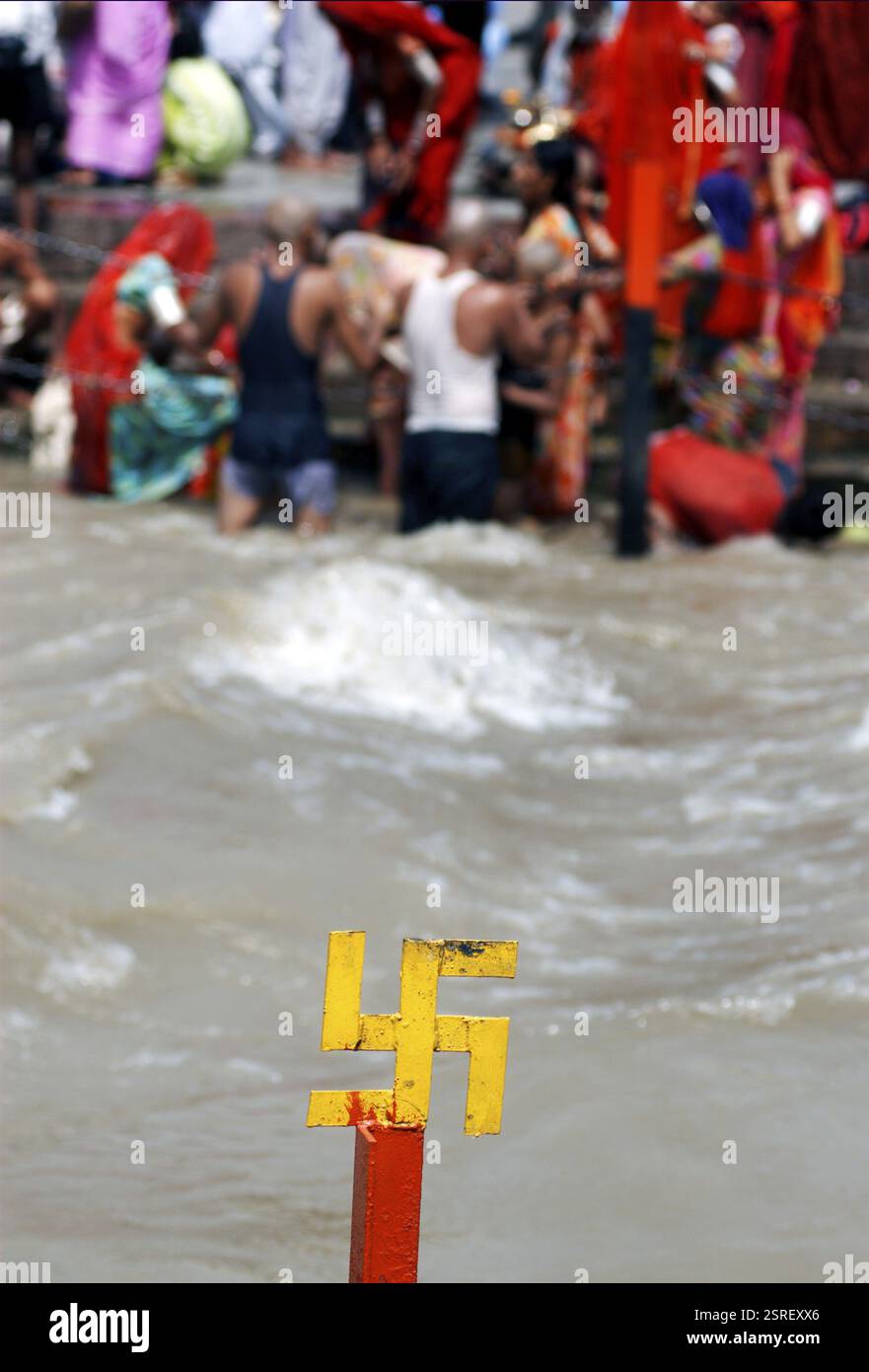 Sacred waters in indian history hi-res stock photography and images - Alamy
