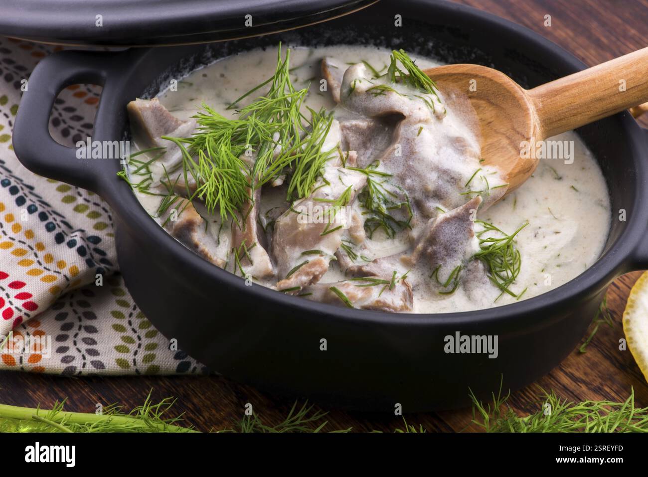 Turkish traditional tripe soup, iskembe corbasi and offal soup Stock ...