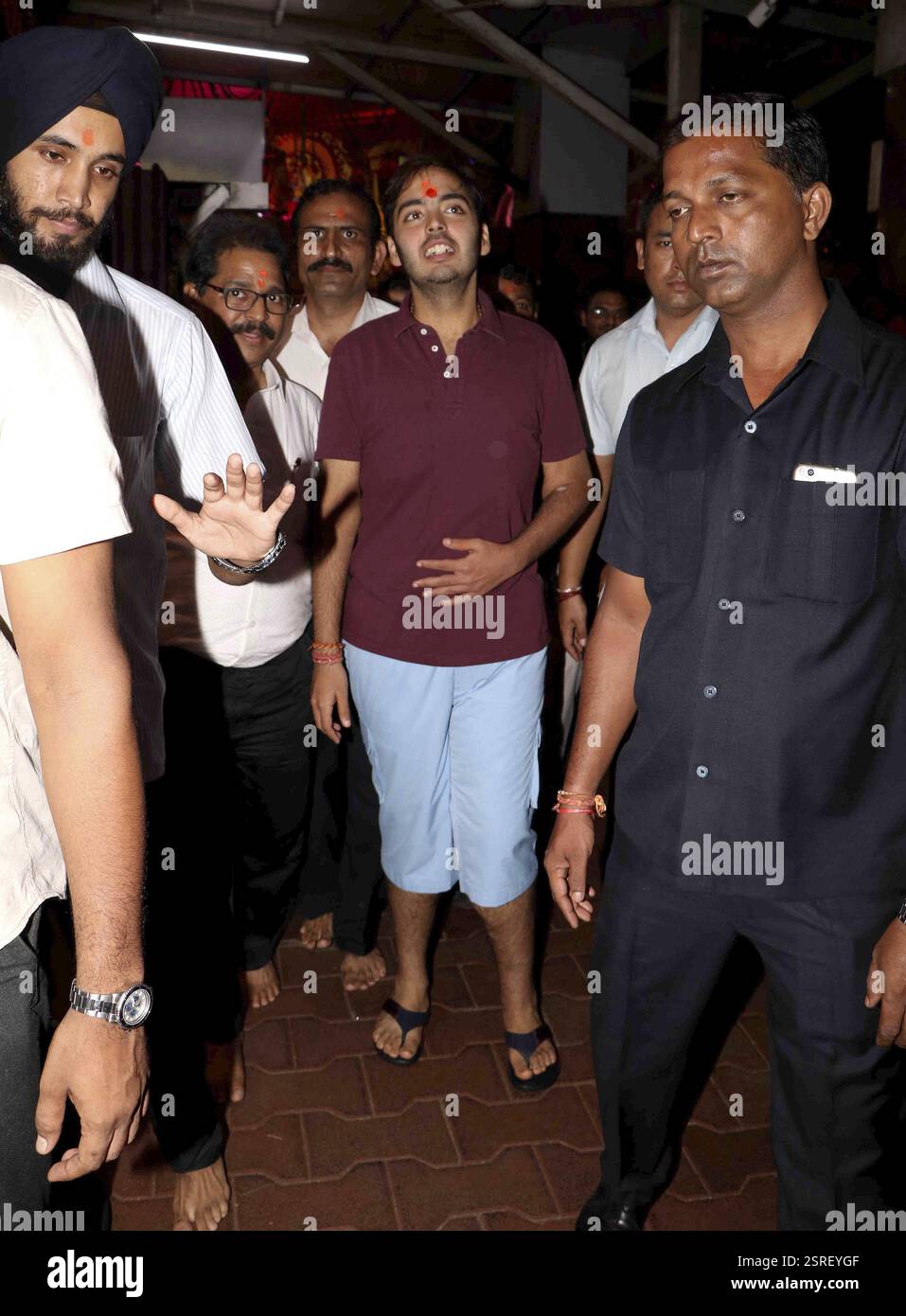 Anant Ambani son of Mukesh Ambani Chairman Reliance Industries Limited ...