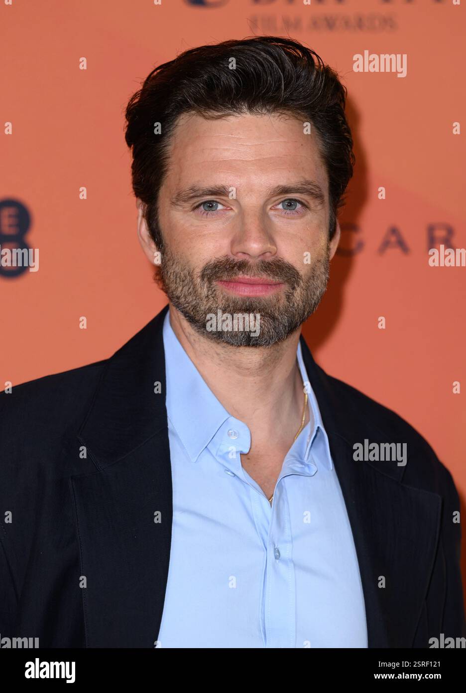 London, UK. February 15th, 2025. Sebastian Stan arriving at the EE ...