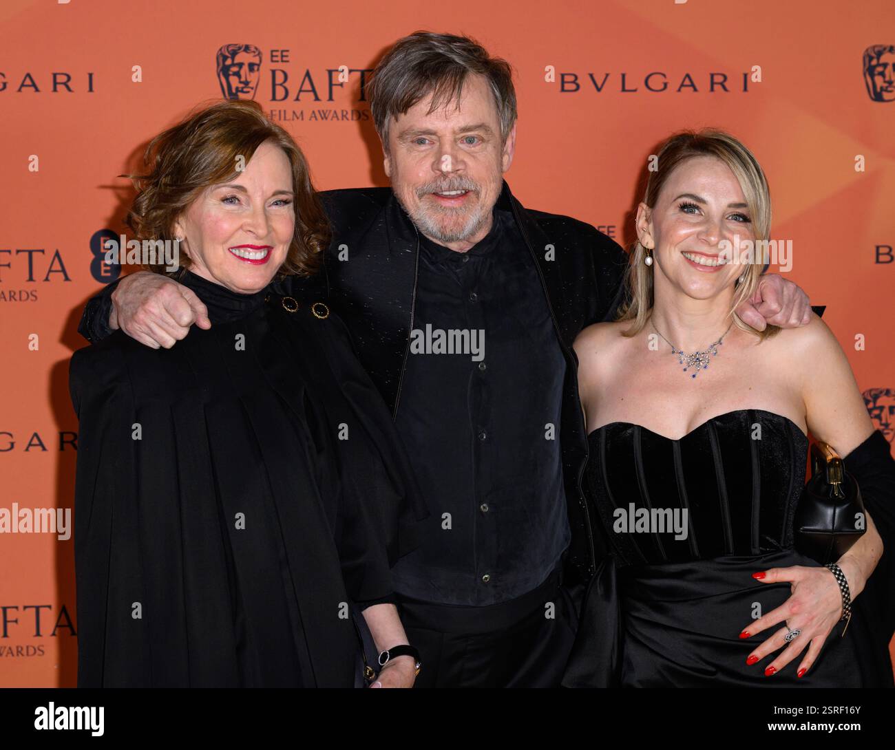 London, UK. February 15th, 2025. Mark Hamill, wife Marilou York and ...