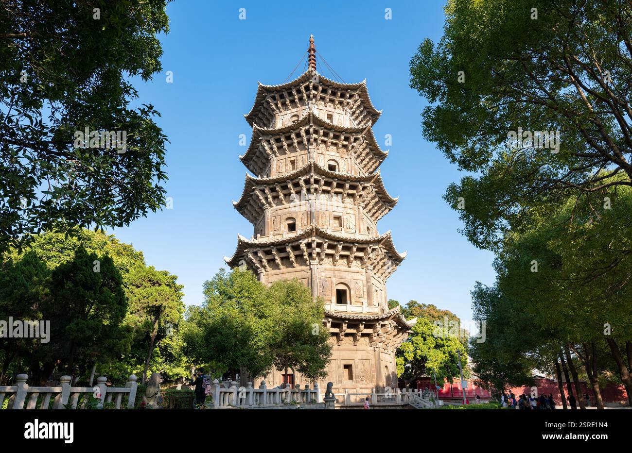 Scenery of Kaiyuan Temple in Quanzhou, Fujian Province, China Stock ...