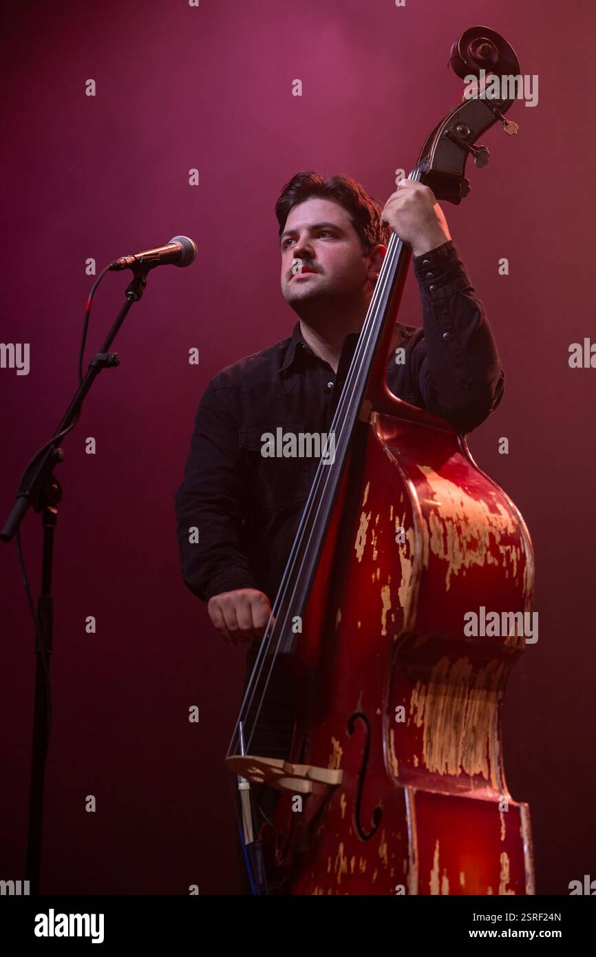 Madison, USA. 14th Feb, 2025. Landon Pahl of Wild Horses at The Sylvee ...