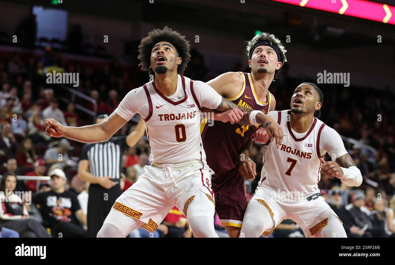 LOS ANGELES, CA - FEBRUARY 15 :USC Trojans forward Saint Thomas (0 ...