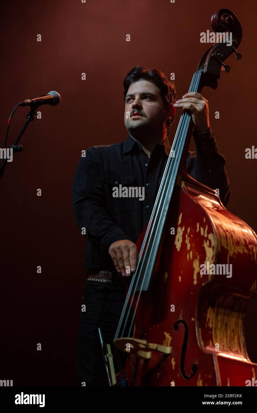 Madison, USA. 14th Feb, 2025. Landon Pahl of Wild Horses at The Sylvee ...