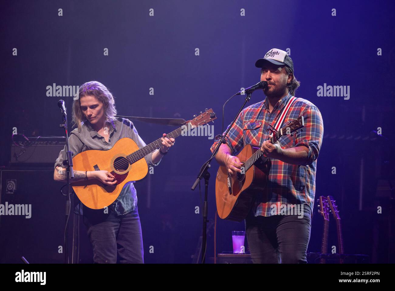 Madison, USA. 14th Feb, 2025. Sarah Vos and Adam Greuel of Rucksack ...