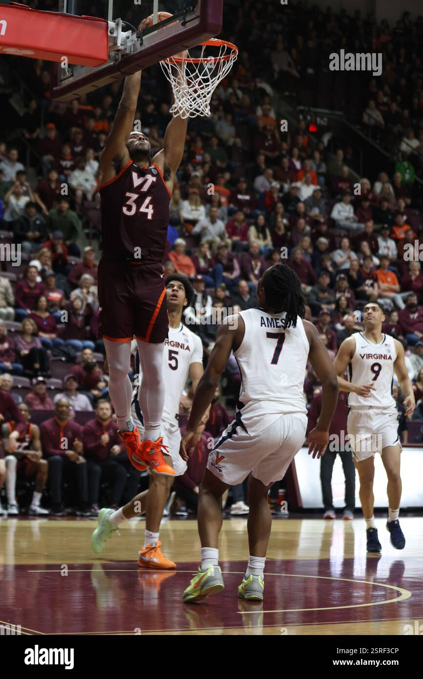 Blacksburg, United States Of America. 15th Feb, 2025. February 15, 2025 ...