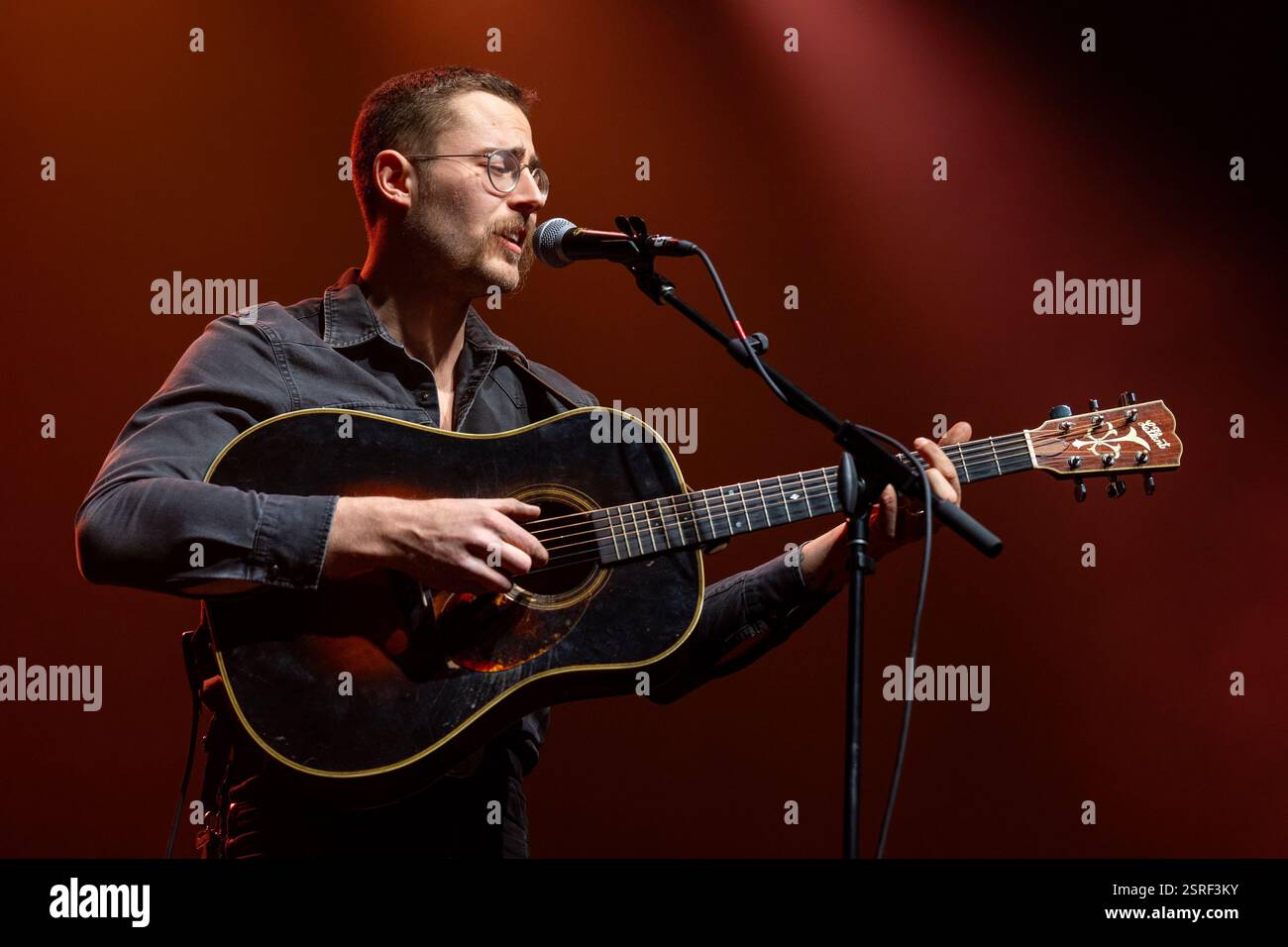 Madison, USA. 14th Feb, 2025. Jed LaPlant of Wild Horses at The Sylvee ...