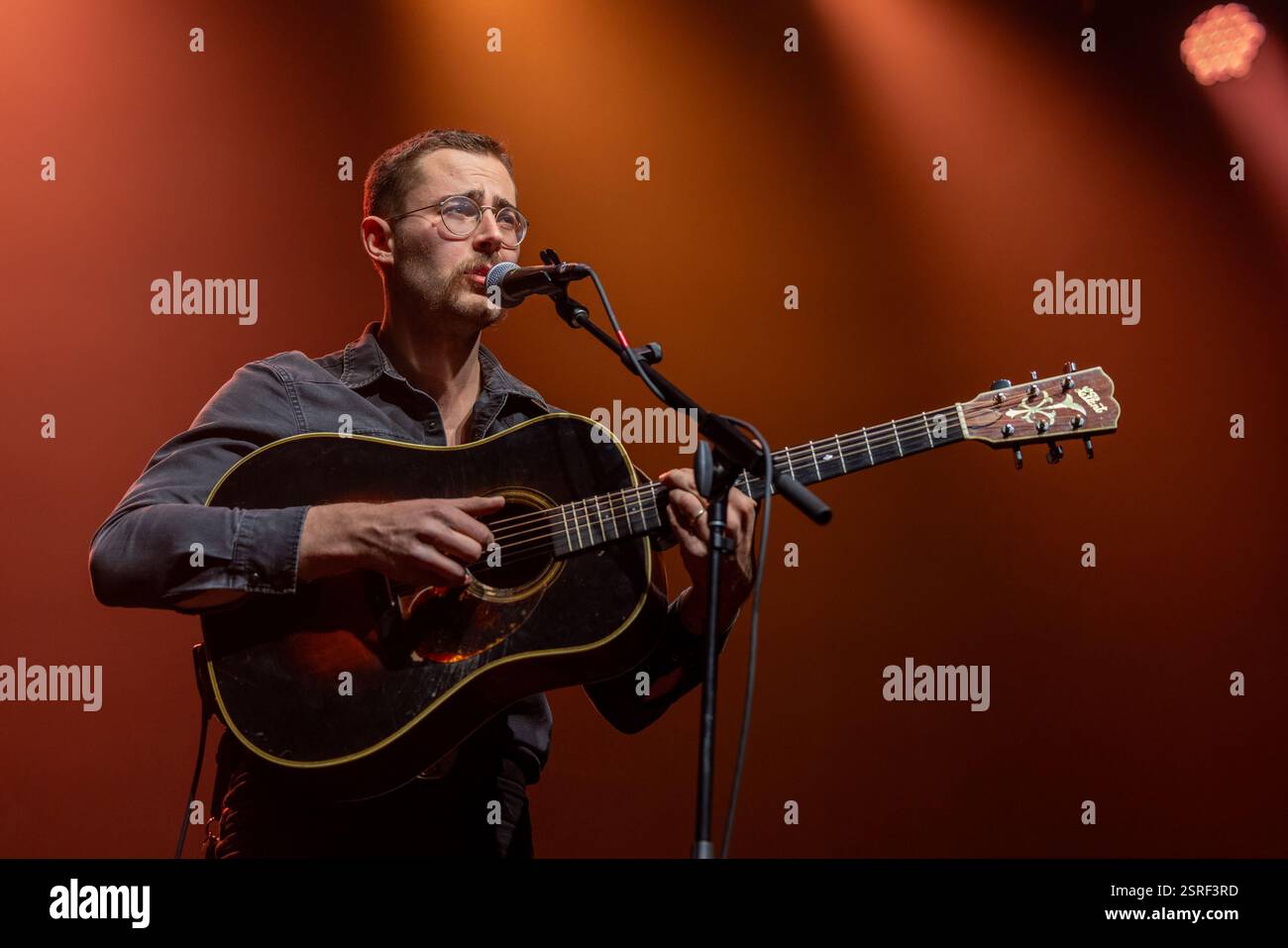 Madison, USA. 14th Feb, 2025. Jed LaPlant of Wild Horses at The Sylvee ...