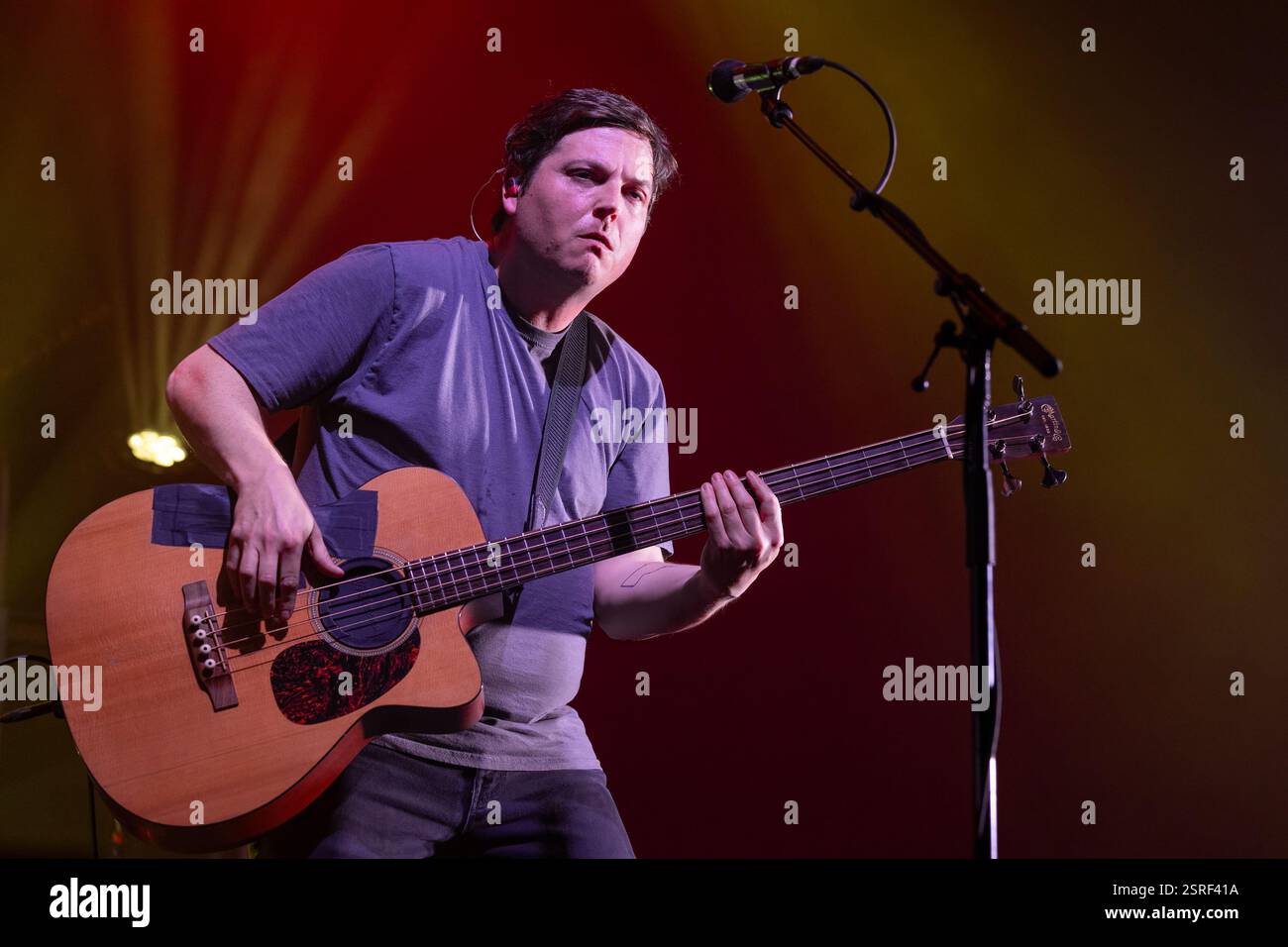 Madison, USA. 14th Feb, 2025. Tim Saxhaug of Trampled By Turtles at The ...