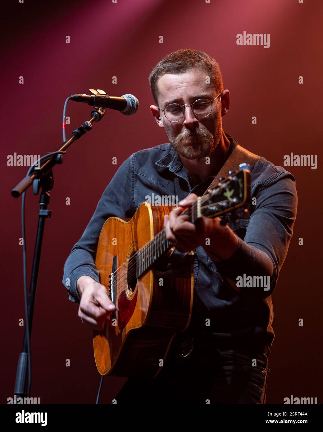 Madison, USA. 14th Feb, 2025. Jed LaPlant of Wild Horses at The Sylvee ...