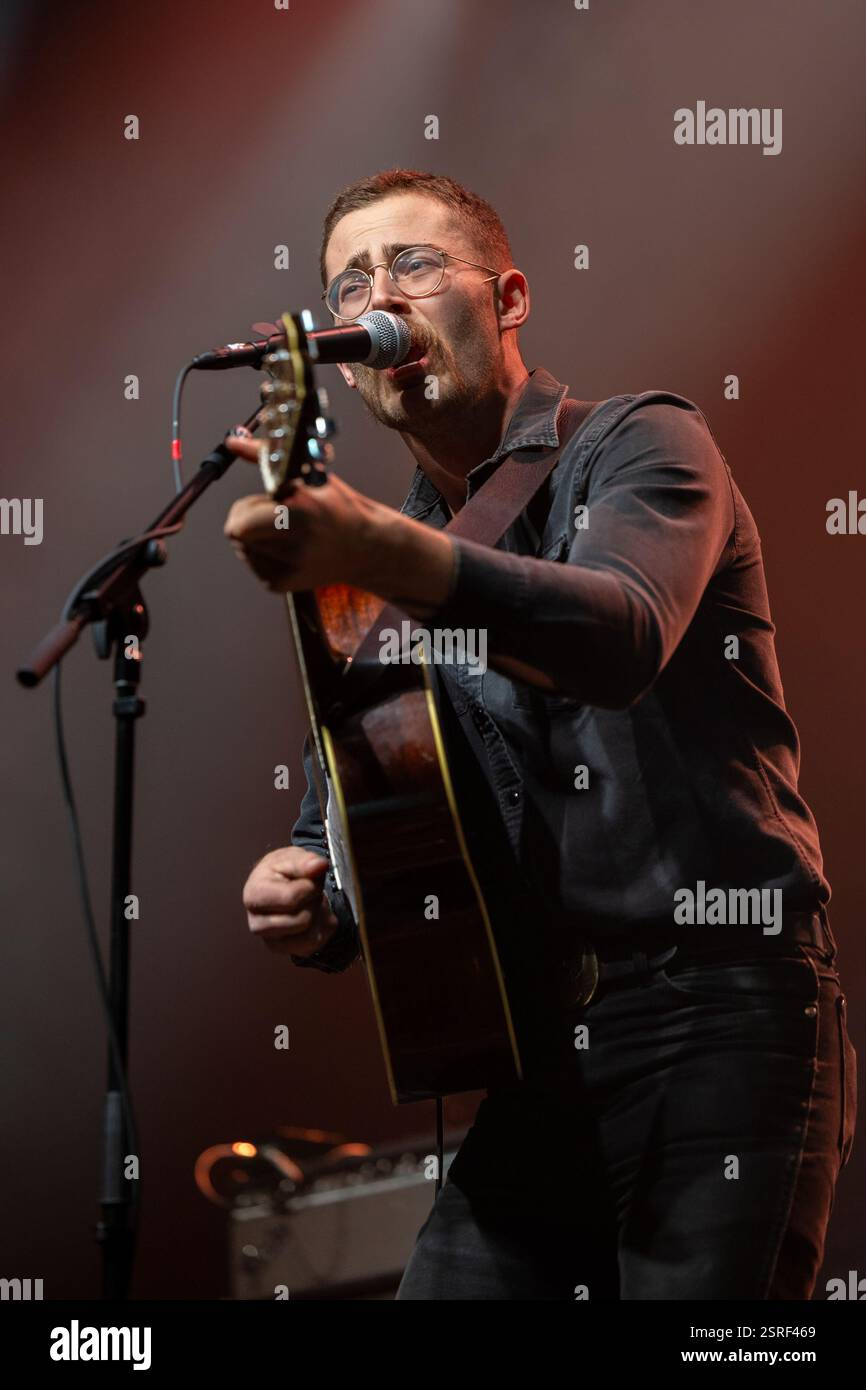 Madison, USA. 14th Feb, 2025. Jed LaPlant of Wild Horses at The Sylvee ...