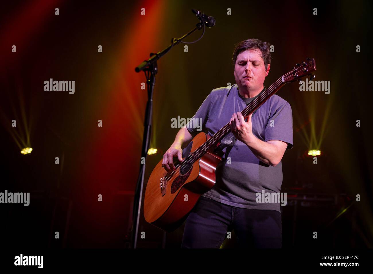 Madison, USA. 14th Feb, 2025. Tim Saxhaug of Trampled By Turtles at The ...