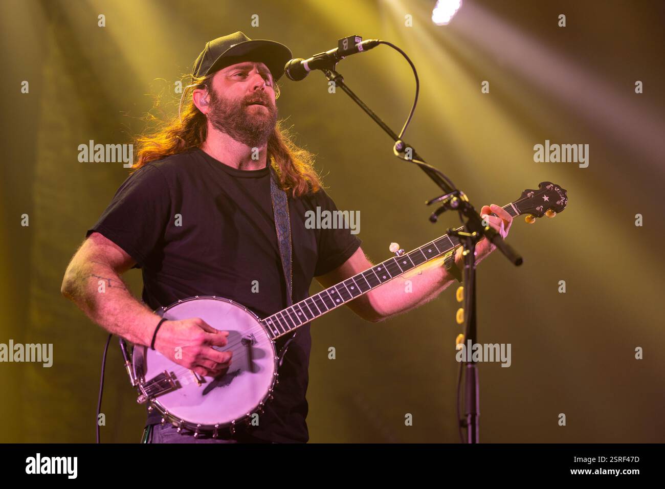 Madison, USA. 14th Feb, 2025. Dave Carroll of Trampled By Turtles at The Sylvee on February 14 ...
