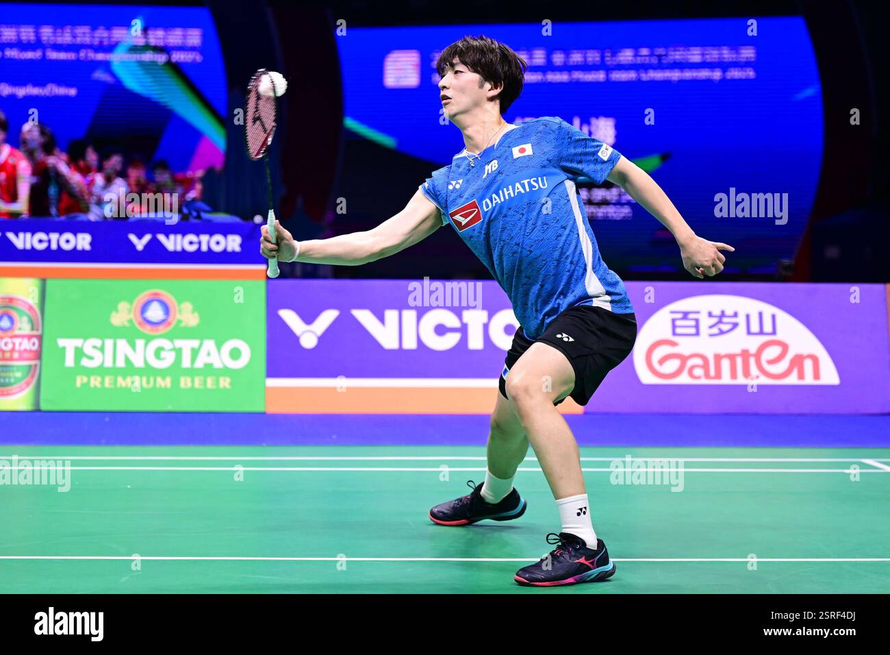 QINGDAO, CHINA - FEBRUARY 15, 2025 - Chinese players CHEN Xu Jun and ...