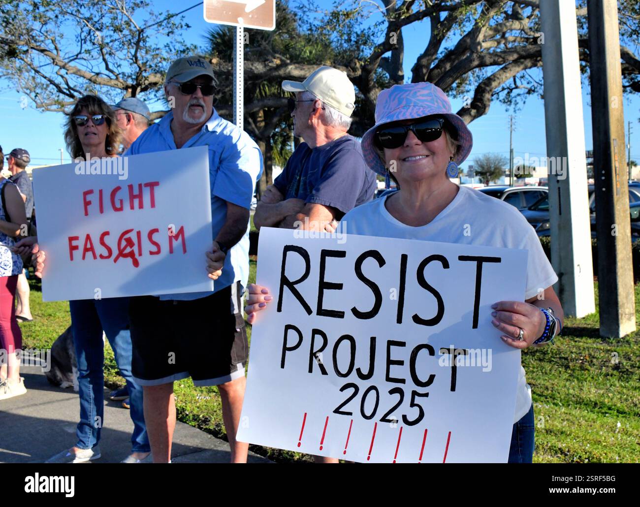 Palm Bay, Brevard County, Florida, USA. February 15, 2025. Americans ...