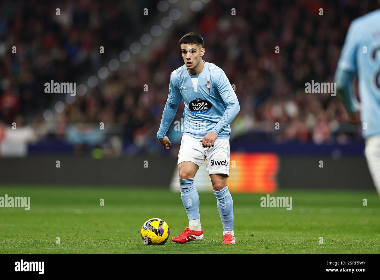 Madrid, Spain. 15th Feb, 2025. Hugo Sotelo (Celta) Football/Soccer ...