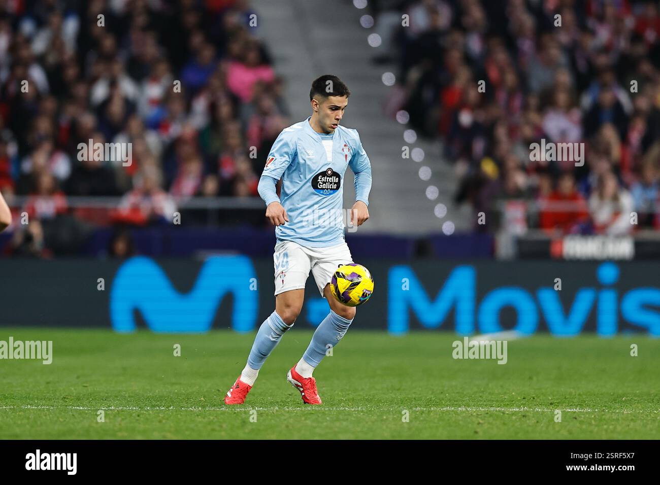 Madrid, Spain. 15th Feb, 2025. Hugo Sotelo (Celta) Football/Soccer ...