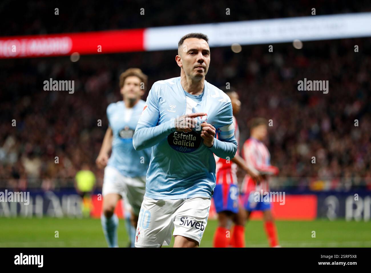 Madrid, Spain. 15th Feb, 2025. Iago Aspas (Celta) Football/Soccer ...