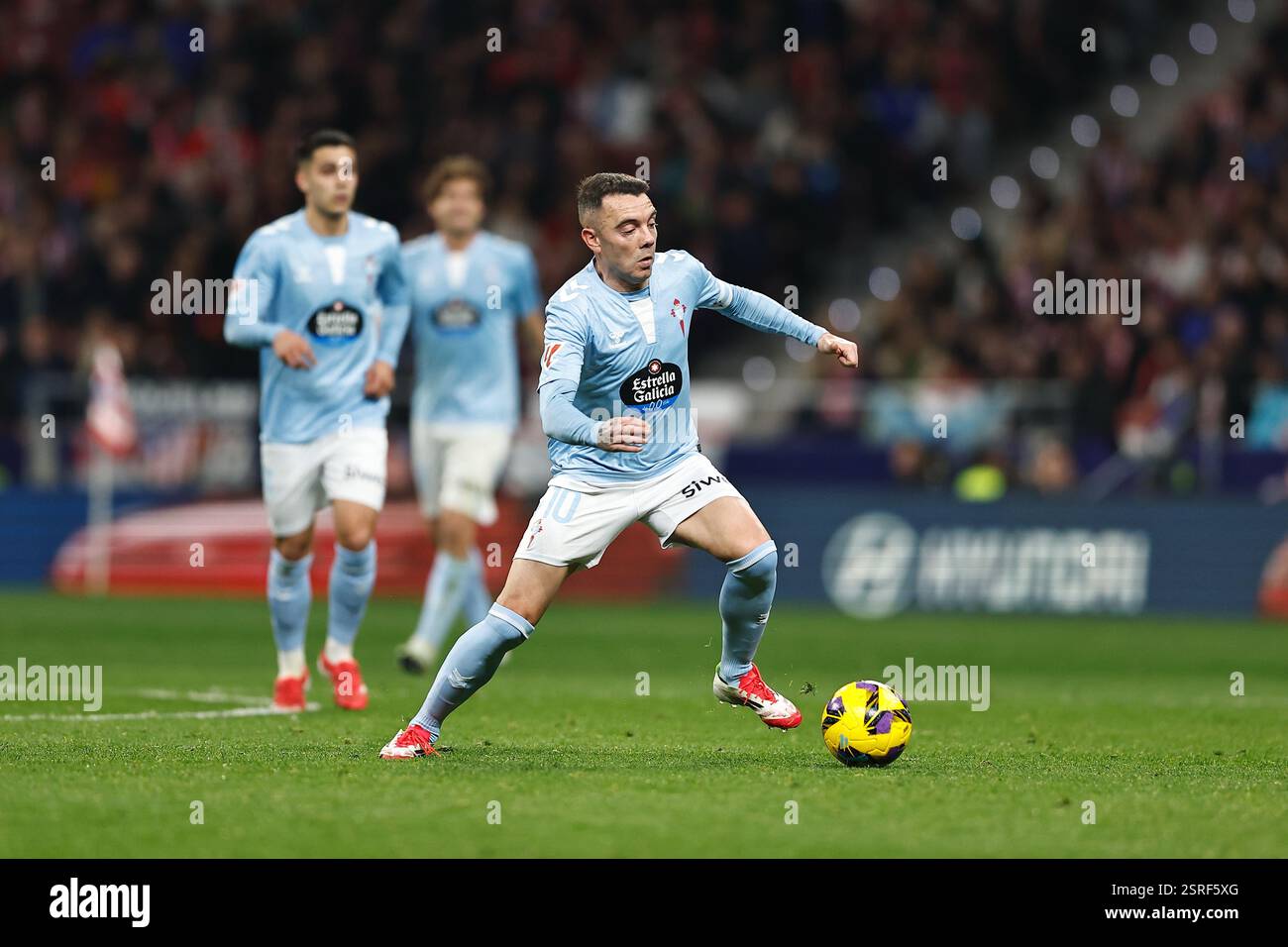Madrid, Spain. 15th Feb, 2025. Iago Aspas (Celta) Football/Soccer ...