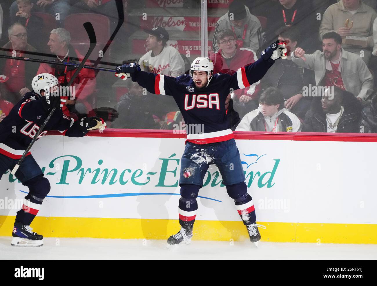 Montreal, Canada. 15th Feb, 2025. United States' Dylan Larkin (21 ...