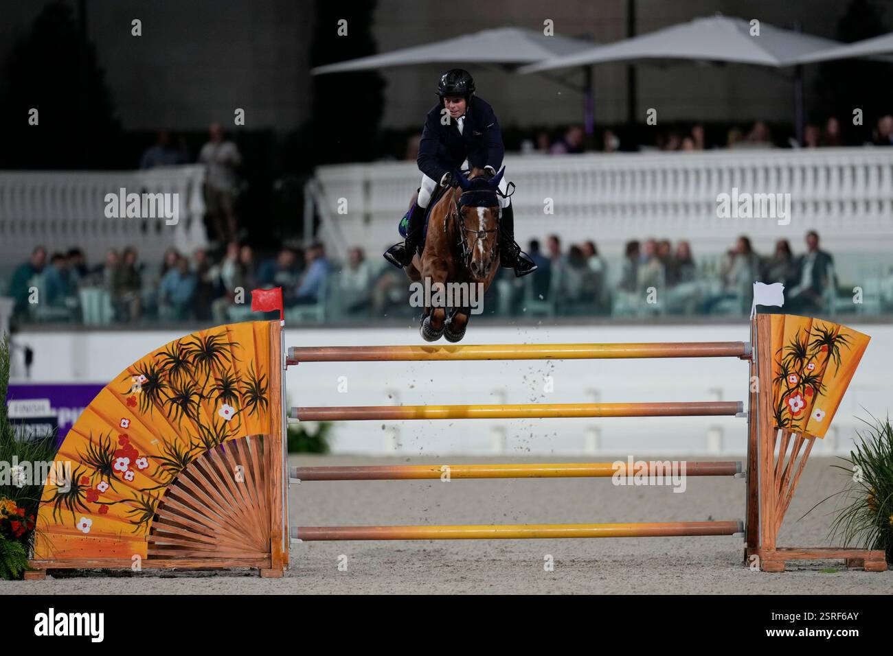Ocala, Florida, USA. 15th Feb, 2025. Cian OÃ Connor (Ireland) aboard ...