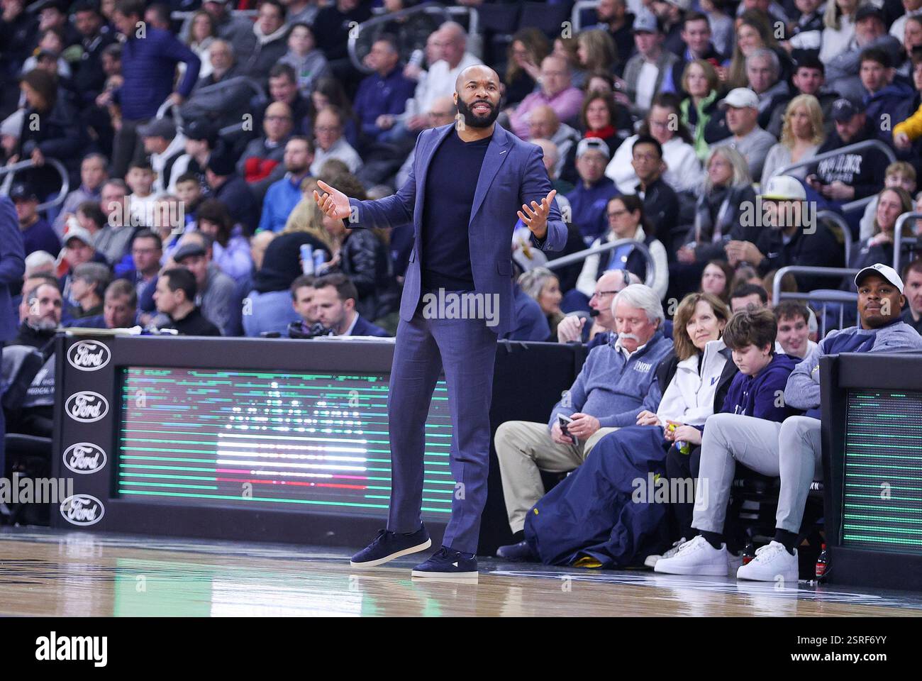 PROVIDENCE, RI - FEBRUARY 15: Villanova Wildcats head coach Kyle ...