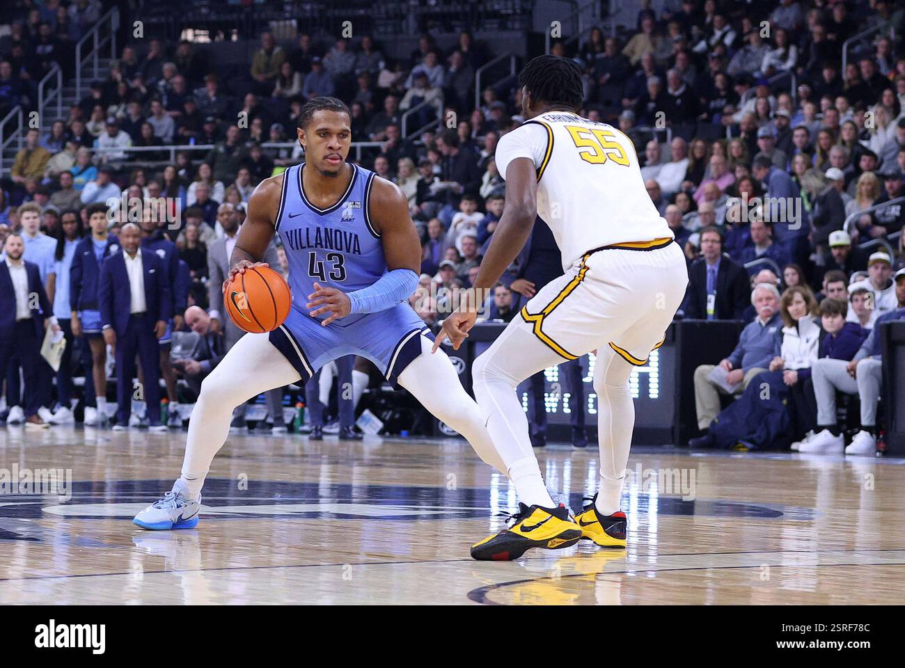 PROVIDENCE, RI - FEBRUARY 15: Villanova Wildcats forward Eric Dixon (43 ...