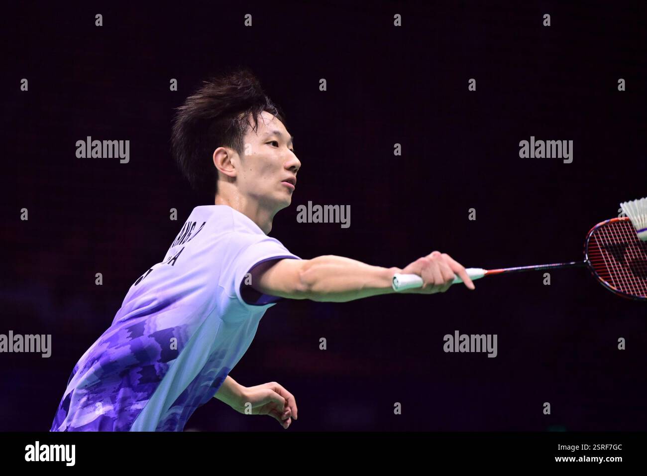Qingdao, China. 16th Feb, 2025. QINGDAO, CHINA - FEBRUARY 15, 2025 - Chinese players CHEN Xu Jun ...