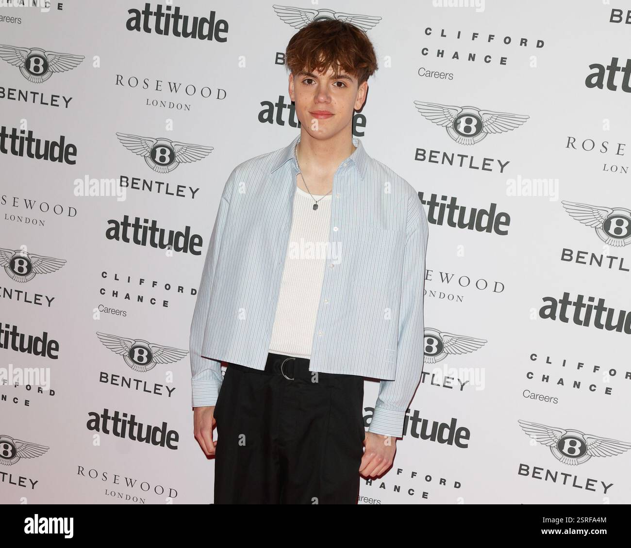 London, UK. 14th Feb, 2025. Fred Roberts attending the 2025 Attitude ...